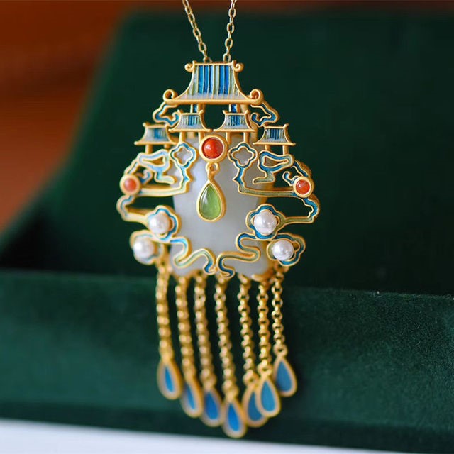 The Rosalin Pendant with Chain – Amriti